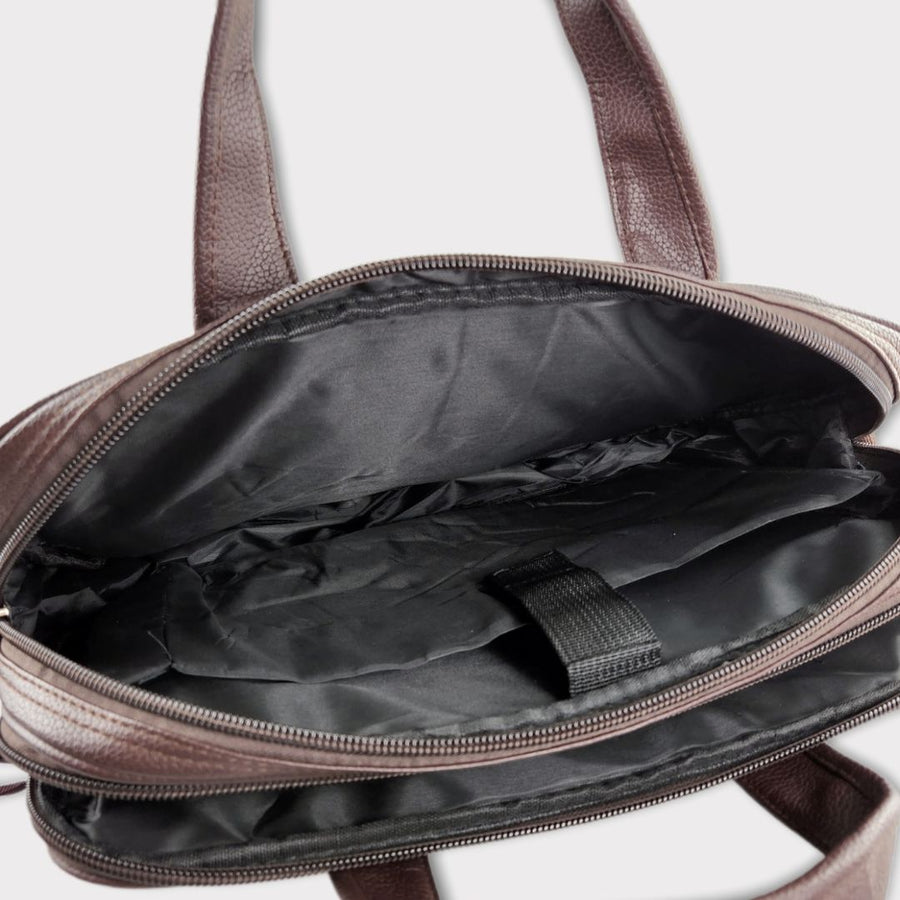 Pasta de Couro Executiva para Notebook Marrom | Deep